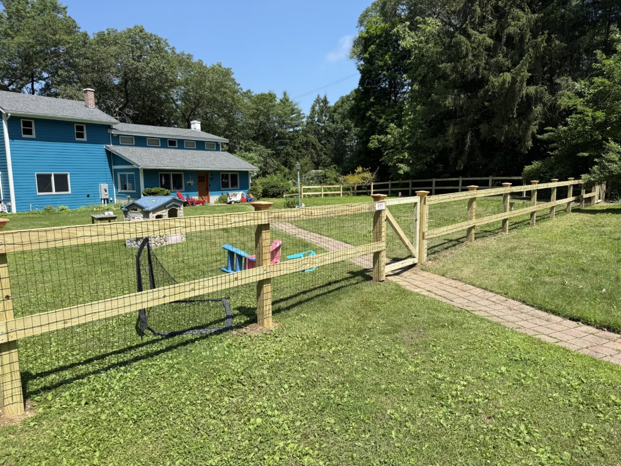 Welded Wire Fencing Project | Wilbraham, MA